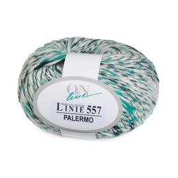 Linie 557 Palermo von ONline, Wei&szlig;/Dunkelblau/T&uuml;rkis/Himmelblau, aus Baumwolle