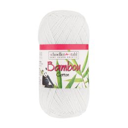 Bambou Cotton von Schoeller+Stahl, Wei&szlig;, aus Viskose