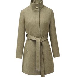 Salsa Jeans Between-Seasons Coat 'The Reimagined Wool Coat' female Green size XS