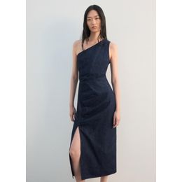 Mango Kleid Damen Gr&ouml;&szlig;e 40 blue denim Winterkleid