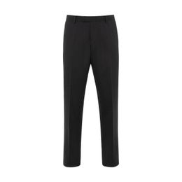 Anzughose Thomas Goodwin "Hose", Herren, Gr. 24, Normalgr&ouml;&szlig;en, charcoal, 60% Wolle, 38% Polyester, 2% Elasthan, unifarben, figurumspielend lang, Hosen Anzughose, im Modern-Fit, 3938-1-44026