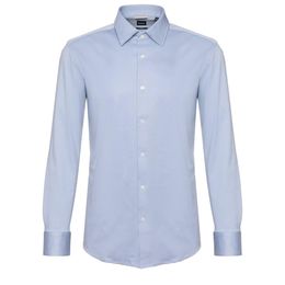 BOSS Button Up Shirt 'C-Hank-K-261' male Blue size 45