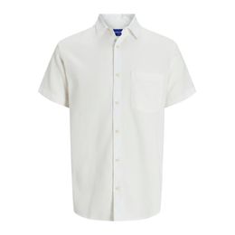 Jack & Jones Jack & Jones Button Up Shirt 'JORVARENNA DOBBY' male White size L
