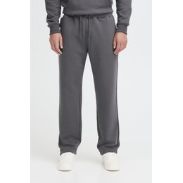 Jogginghose Blend "BHDOWNTON straight leg pants", Herren, Gr. L, N-Gr, iron gate, Web, Obermaterial: 50% Baumwolle, 50% Polyester, unifarben, relaxed fit kn&ouml;chellang, Hosen Jogginghose