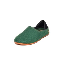 Gottstein Hausschuh 'Filzpantoffel Wool Slip-On' Damen Gr&ouml;&szlig;e 44 dunkelgr&uuml;n
