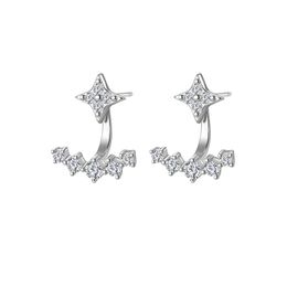 Hey Happiness Earrings 'Star Jacket' female Silver size One Size