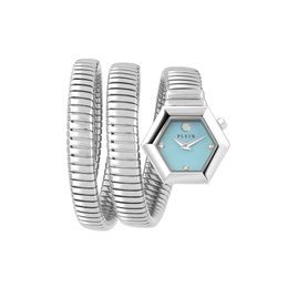 Philipp Plein Watches Analog Watch 'Snake Hexagon' female Silver size One Size