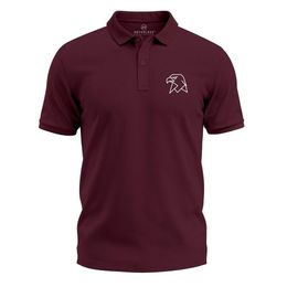 Neverless Shirt 'Adler Polygon' Herren Gr&ouml;&szlig;e 5XL bordeaux