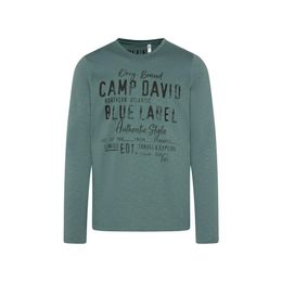 CAMP DAVID Shirt male Green size XL