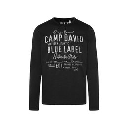 CAMP DAVID Shirt male Black size XXL