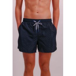 JOOP! JOOP Herren Badeshorts "Diamond Cornflower"schwarz sapphire aop, Gr. XXL, bedruckt, Microfaser, Obermaterial: 100% Polyester, Badehosen,