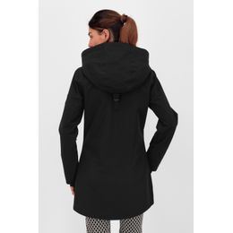 alife and kickin ALIFE & KICKIN Damen Outdoorjacke "ArlettaAKA", schwarz, Gr. M, unifarben, Web, Obermaterial: 100% Polyester, Jacken, mit Kapuze und in figurbetontem