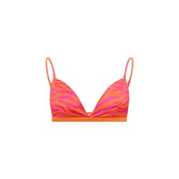 EKCENTRIK Bikinitop 'Wild Sunrise' Damen Gr&ouml;&szlig;e 75 neonorange