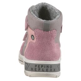 Baby Lauflernschuh "Janne 50 WMS: weit", Pepino BY RICOSTA, Gr. 26, rosa, Lederimitat, Veloursleder, Schuhe, Klettstiefel, Winterboots mit Sympatex,