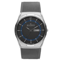 Skagen Uhr 'MELBYE' Herren Gr&ouml;&szlig;e One Size schwarz / silber