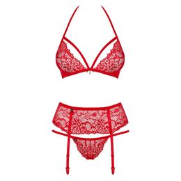 Obsessive Underwear Sets female Red size S/M