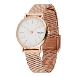 Skagen Quarzuhr 'Signatur SKW2694' Damen Gr&ouml;&szlig;e One Size rosegold / wei&szlig;
