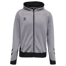 Hummel Athletic Zip-Up Hoodie 'Lead' male Grey size M