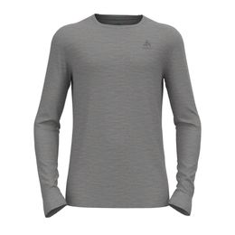 Odlo Merino 200 BL Top Crew Neck L/S Bekleidung Herren grau