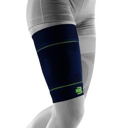 Bauerfeind Sports Compression Sleeves Upper Leg - short Bekleidung Unisex blau