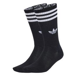 adidas originals Socken '3-Stripes High Crew 3 Pairs' Damen Gr&ouml;&szlig;e 34/36 schwarz / wei&szlig;