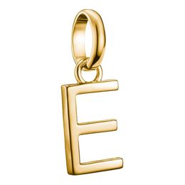 Thomas Sabo Pendant 'Buchstabe E' female Gold size One Size