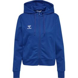Hummel Athletic Zip-Up Hoodie female Blue size L