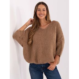 Madnezz House Knitted Top '7703.70' female Beige size L/XL