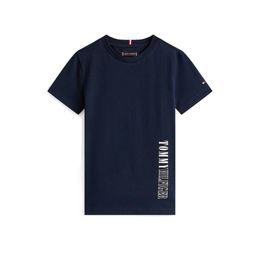 Tommy Hilfiger T-Shirt Jungen Gr&ouml;&szlig;e 86 blau / wei&szlig;