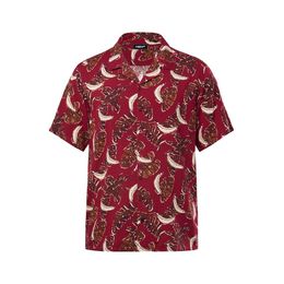 Men Plus Button Up Shirt male Red size 4XL
