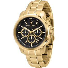 Maserati Analog Watch male Gold size One Size