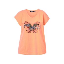 Ulla Popken Shirt female Orange size 46-48