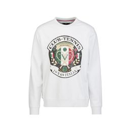 19V69 Italia Sweatshirt 'Nico Tennis' male White size L