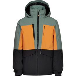Protest Sportjacke 'PRTMilan JR' Jungen Gr&ouml;&szlig;e 164 grau / orange / schwarz