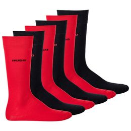 Hugo Socks male Red, Black size 39-42