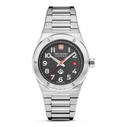 SWISS MILITARY HANOWA Uhr 'Sonoran' Herren Gr&ouml;&szlig;e One Size grau / rot / schwarz / silber
