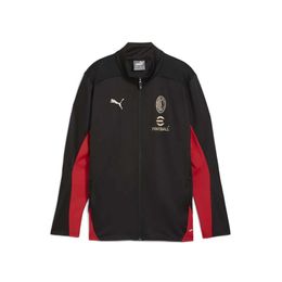 Puma Sportjacke 'AC Milan' Jungen Gr&ouml;&szlig;e 140 gold / rot / schwarz