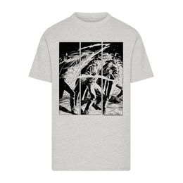 F4NT4STIC T-Shirt 'Zorro Mark Of Zorro Comic Strip Art' Herren Gr&ouml;&szlig;e XL grau / schwarz
