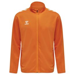 Hummel Athletic Zip-Up Hoodie 'POLY' male Orange size XL