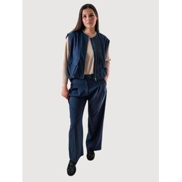 WEARABLE STORIES Bundfaltenhose 'Daria' Damen Gr&ouml;&szlig;e 42 blau