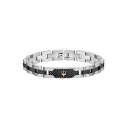 Maserati Armband Herren Gr&ouml;&szlig;e One Size schwarz / silber