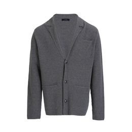 Lufian Knit Cardigan male Grey size S