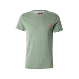 Superdry & Co T-Shirt 'Essential' Herren Gr&ouml;&szlig;e XXXL gr&uuml;n / orange
