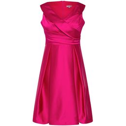 Ulla Popken Cocktailkleid Damen Gr&ouml;&szlig;e 54 magenta
