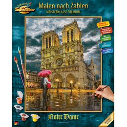 Malen nach Zahlen Schipper "Meisterklasse Premium - Notre Dame", bunt, Malvorlagen, KinderB:40cm H:50cm, Made in Germany, B:40cm H:50cm