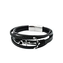 Collezione Alessandro Bracelet 'Seemann' male Black size 20 cm