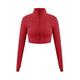 Smilodox Crop Jacke ' Brianna ' Damen Gr&ouml;&szlig;e M weinrot