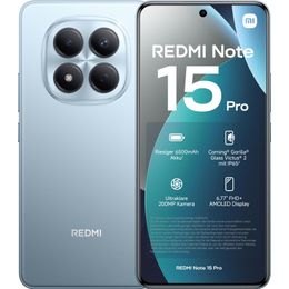 Xiaomi Smartphone "Redmi Note 15 Pro 8+256", Energieeffizienz: B (A-G), glacier blau, 256 GB, Mobiltelefone