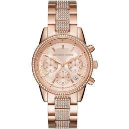 Chronograph Michael Kors "BRYANT", rosa (ros&eacute;goldfarben), Armbanduhren, Damen, Chronograph, Quarzuhr, Armbanduhr, Damenuhr, Stoppfunktion, Edelstahlarmband