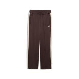 Sporthose Puma "T7 ALWAYS ON Relaxed Trainingshose Herren", Herren, Gr. M, Normalgr&ouml;&szlig;en, chocolate braun, Obermaterial: 67% Polyester, 33% Baumwolle; Seitentasche &ndash; Oben: 100% Baumwolle; Seitentasche &ndash; Unten: 33% Baumwolle, 67% Polyester, unifarben, relaxed fit, Hosen Sporthose